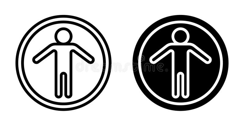Universal Access Icon Isolated on White Background Stock Vector ...