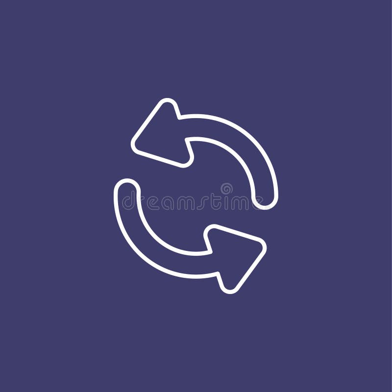 Universal arrow icon stock vector. Illustration of direction - 92732735