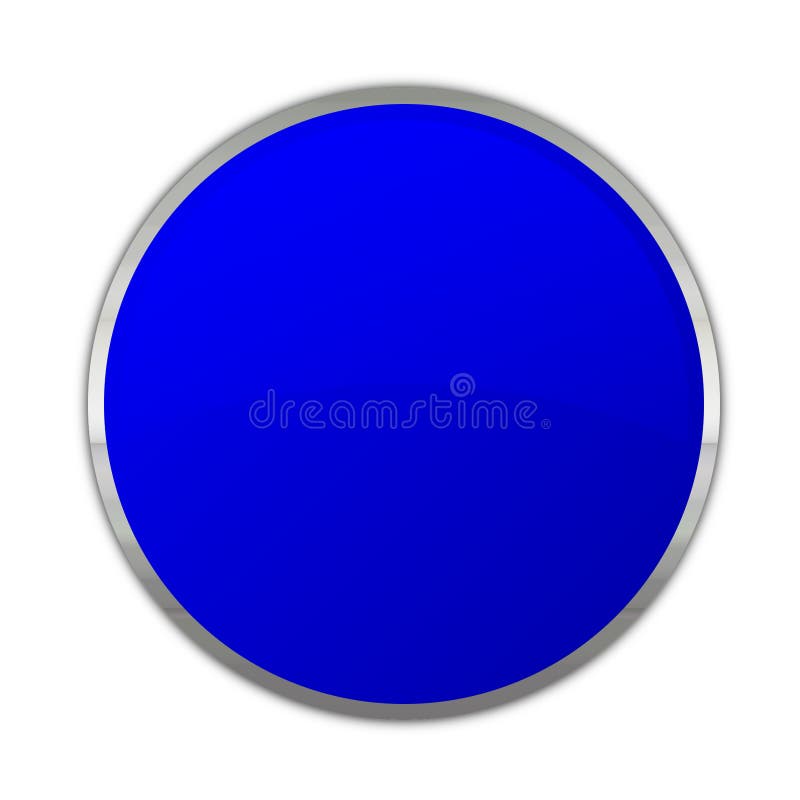 Universal button in blue stock illustration. Illustration of green ...