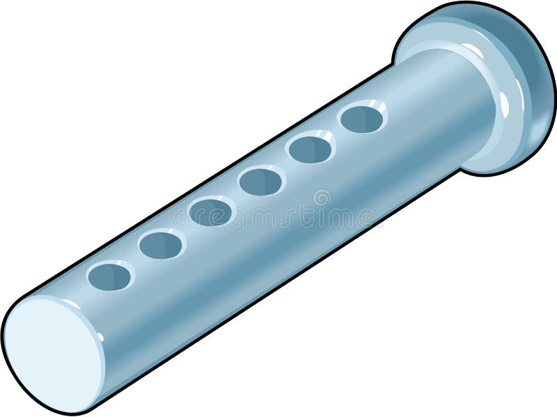Universal Clevis Pin Vector Illustration Stock Vector - Illustration of ...