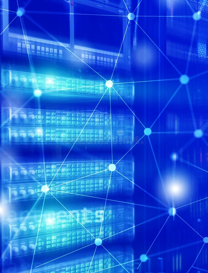 Universal Computer Vertical Format Background. Abstract Structure on ...