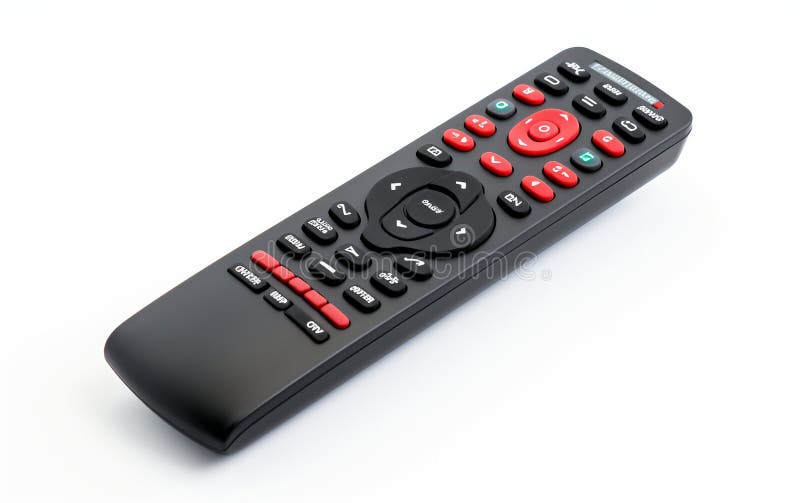 Universal Control on White Background Stock Illustration - Illustration ...