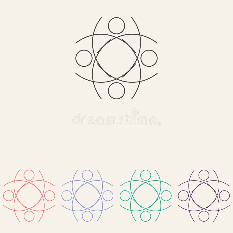 Universal Creative Logo Icon Vector Design. Stock Vector - Illustration ...