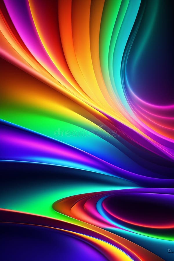 A Universal Design Elements in Colorful Frame. Ai Generated. Stock ...