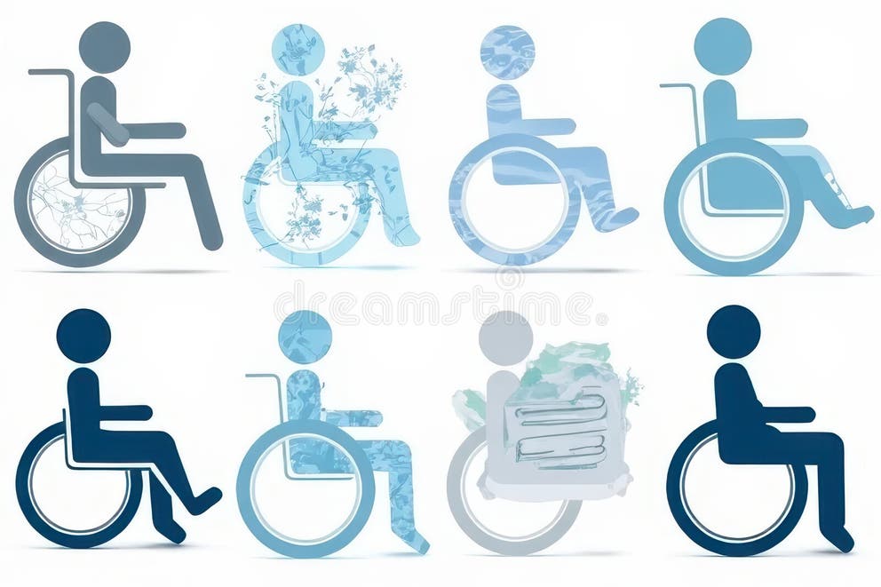 Universal Design and Visual Elements for Web Accessibility Stock ...