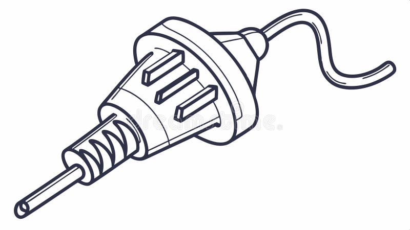 Universal Electronic Power Plug. Electric Connection Vector Icon ...