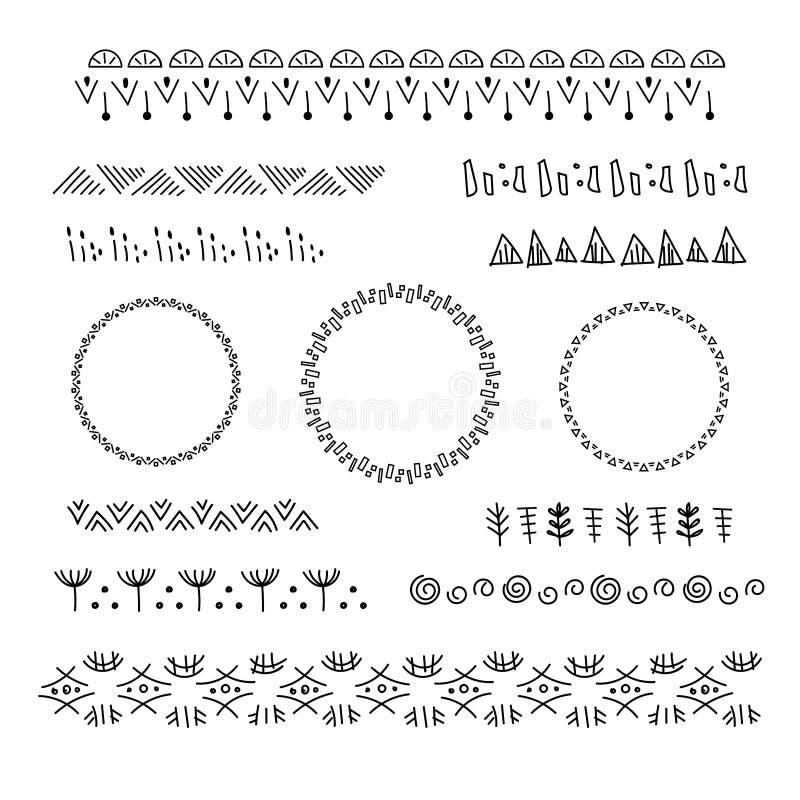 Universal Element for Border Stock Vector - Illustration of badge, logo ...