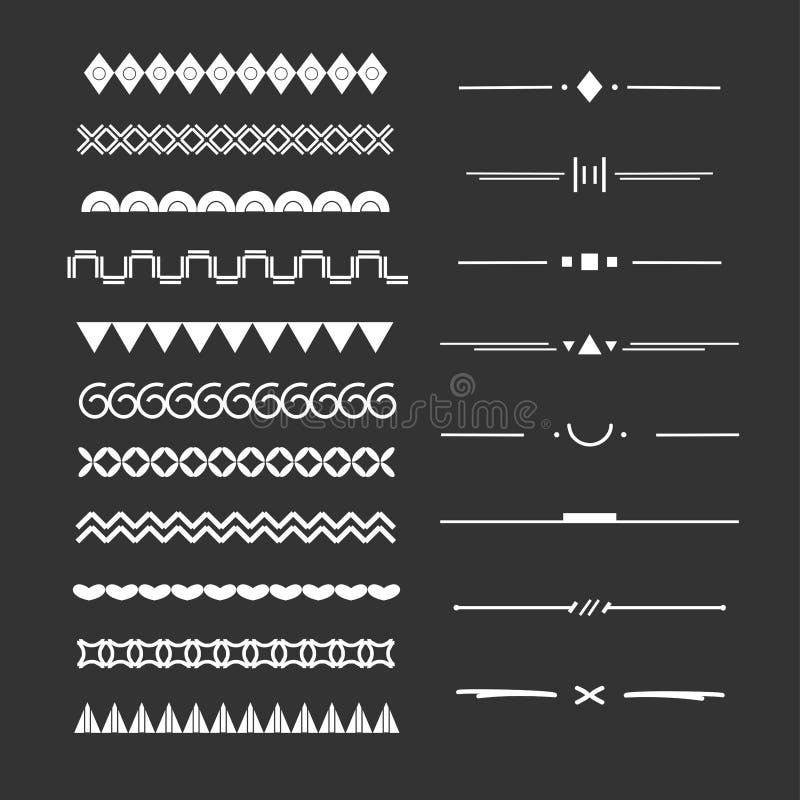 Universal Element for Border Stock Vector - Illustration of magazine ...