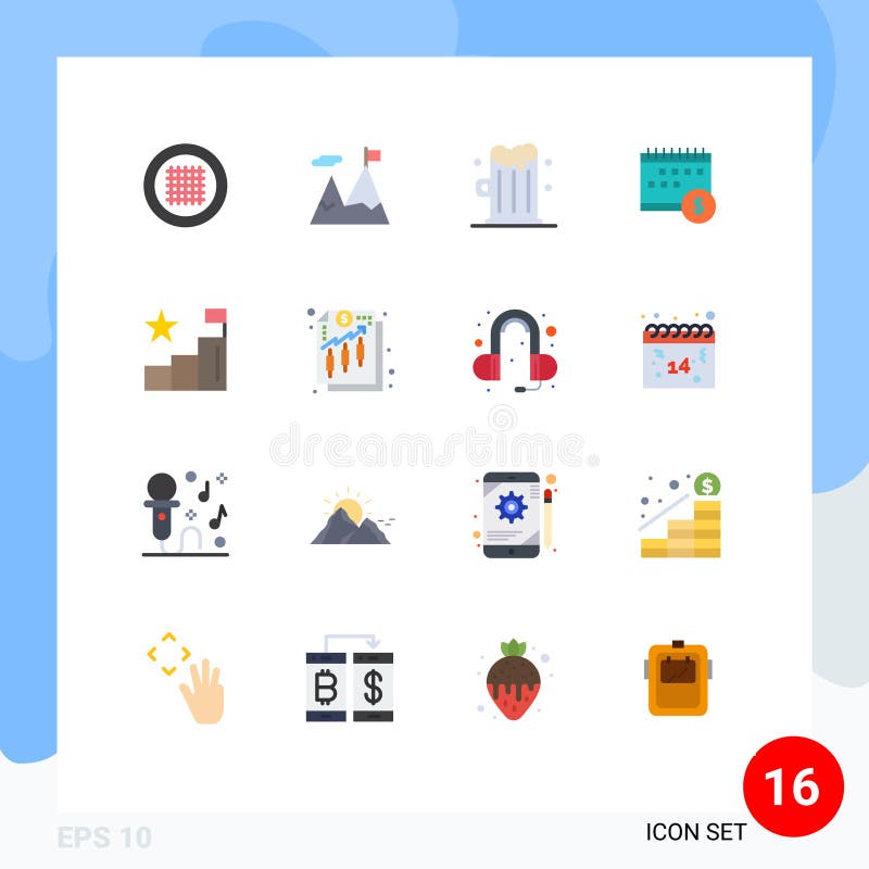 16 Universal Flat Colors Set for Web and Mobile Applications Analysis ...