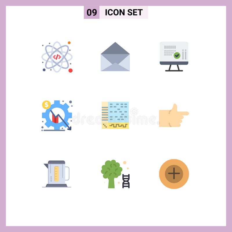 9 Universal Flat Colors Set for Web and Mobile Applications Audio ...