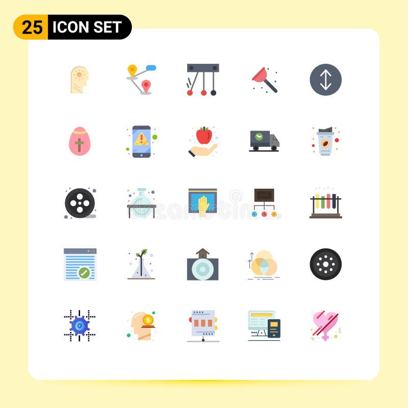 25 Universal Flat Colors Set for Web and Mobile Applications Egg ...