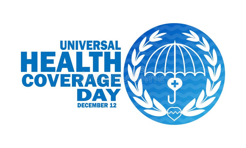 Universal Health Coverage Day Stock Vector - Illustration of united ...