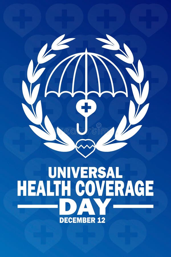 Universal Health Coverage Day Vector Illustration Stock Vector ...