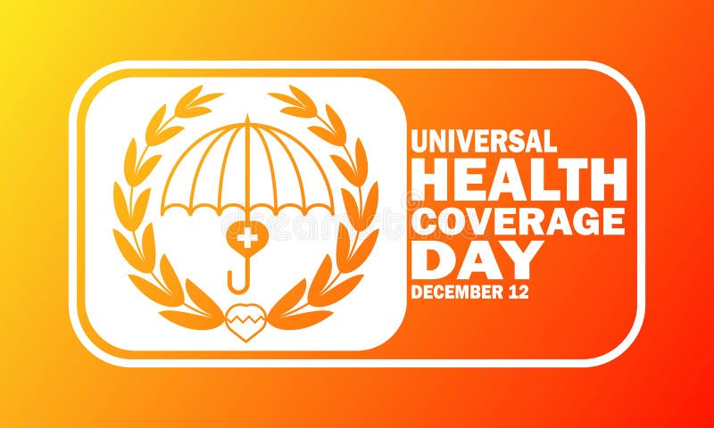 Universal Health Coverage Day Vector Illustration Stock Vector ...