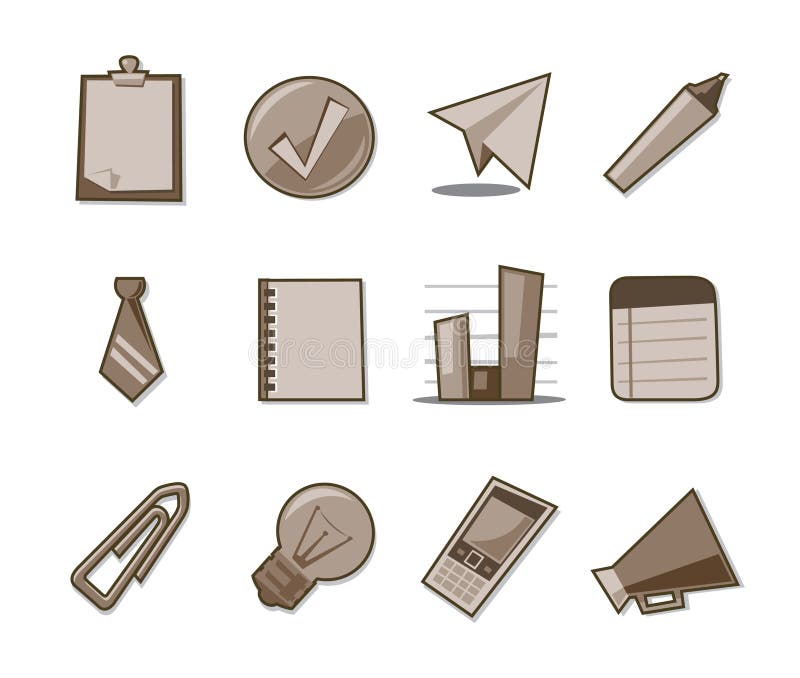 Universal Icons Retro Revival Collection - Set 3 Stock Vector ... Universal Icons Retro Revival Collection - Set 3 Stock Vector ...