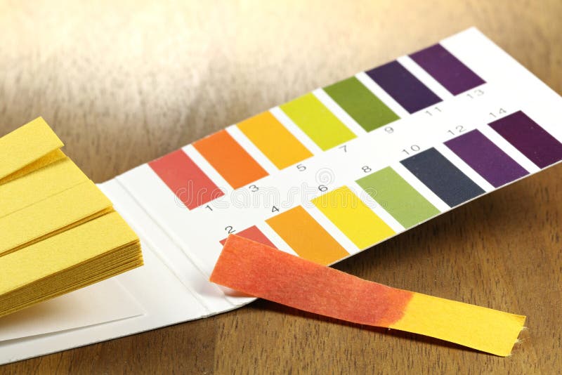 Universal indicator paper stock photo. Image of control - 73164944