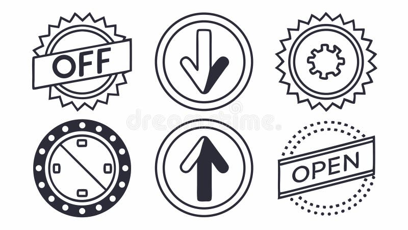 Universal Interface Buttons and Icons Collection, Vector Design ...