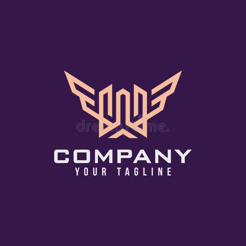 Universal Linear Logo Design. Luxury Letter W Wings Bird Logotype Stock ...