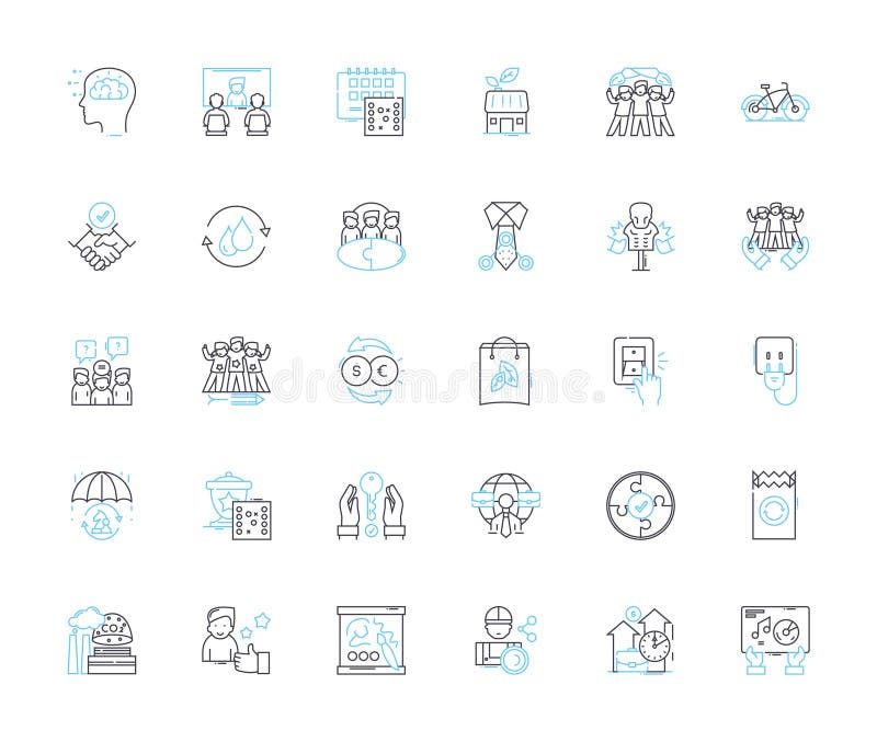 Universal Linkage Linear Icons Set. Connectivity, Compatibility ... Universal Linkage Linear Icons Set. Connectivity, Compatibility ...
