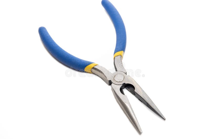 Universal Long Nose Pliers for Electric Wire Stock Image - Image of ...