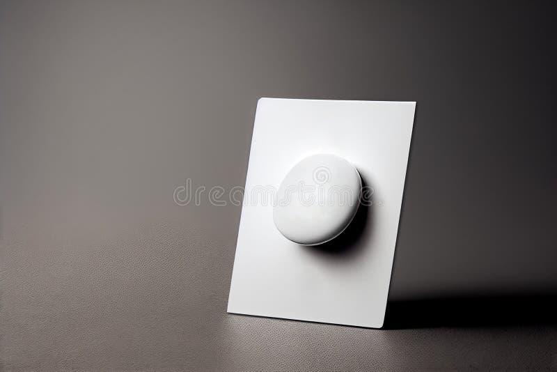 Universal Mockup of White Badge. AI Generated Stock Illustration ...