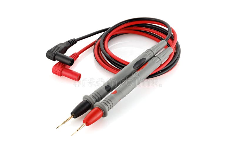 Universal Needle Tip Multimeter Test Lead Probe. Close-up. Full Depth ...