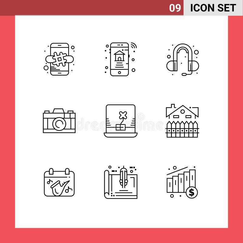 9 Universal Outlines Set For Web And Mobile Applications Apartment
