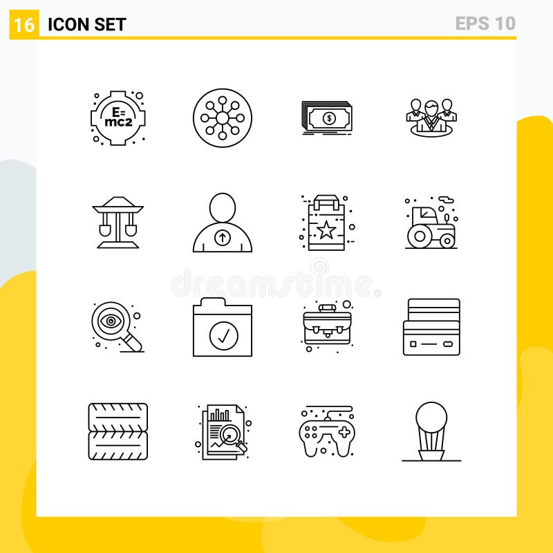 16 Universal Outlines Set For Web And Mobile Applications Well