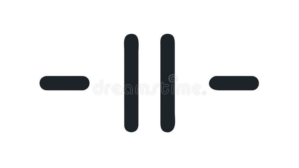 Universal Pause Icon for Media Playback & Controls, Vector Design ...