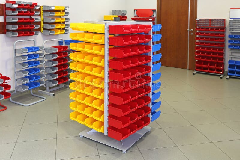 Universal Plastic Boxes stock photo. Image of sorting - 150060038
