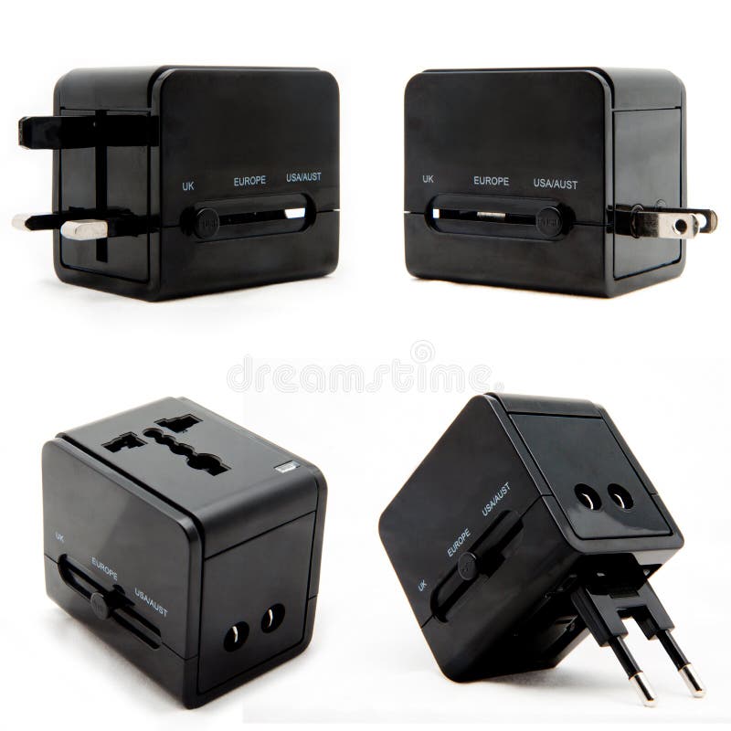 Universal Power Plug Adapter Stock Photo - Image of universal ...
