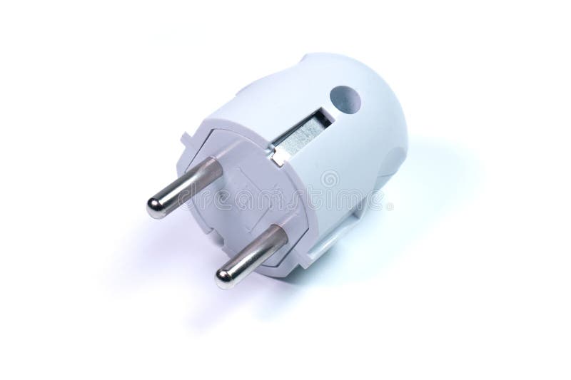 Universal Power Plug Ergonomic White Design Stock Photos - Free ...