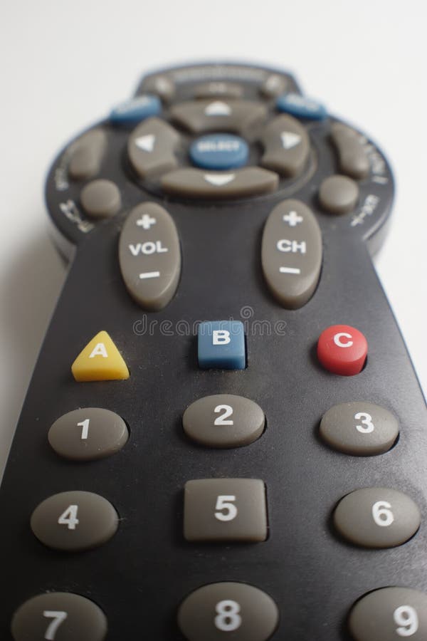 A universal remote control stock image. Image of technology - 57705