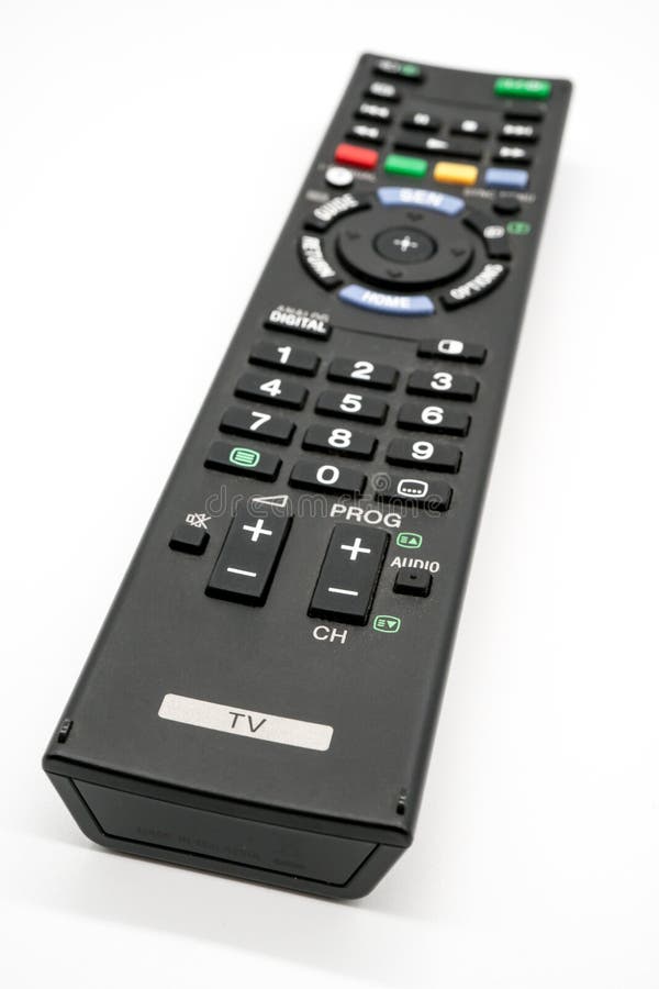 Universal remote control stock image. Image of plastic - 94820527