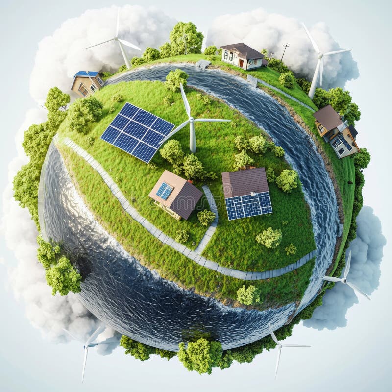 Universal Renewable Energy - Modern Visual Display for Nature ...