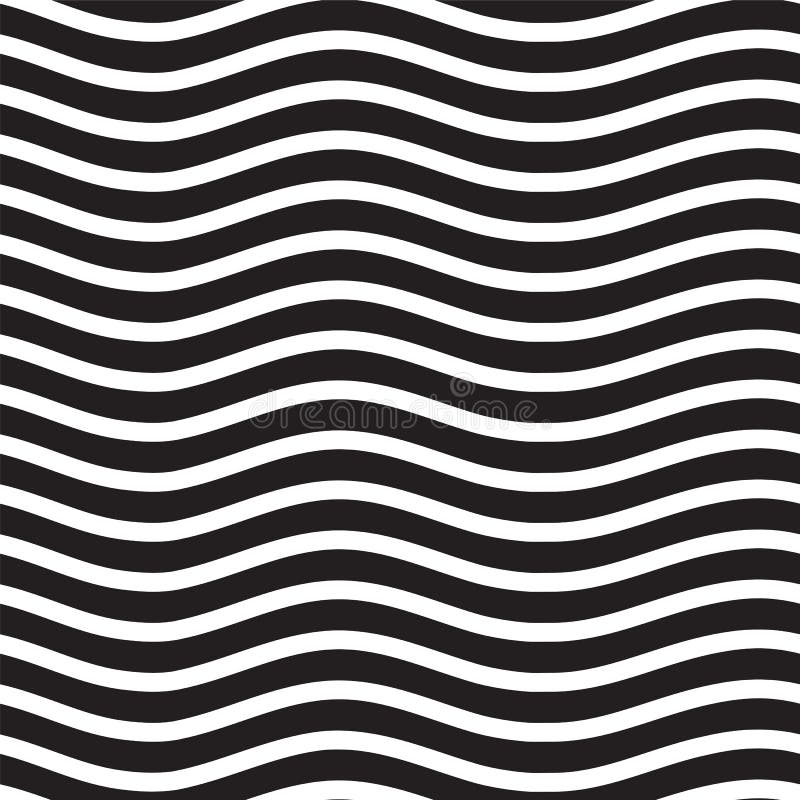 Universal Seamless Linear Striped Wave Abstract Pattern in Black Stock ...