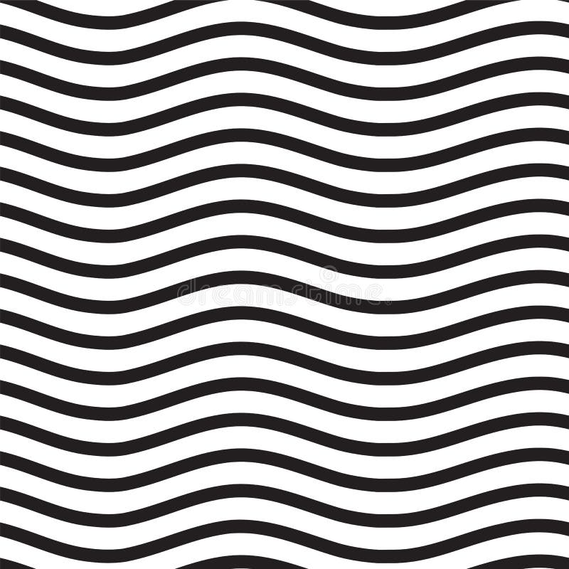 Universal Seamless Linear Striped Wave Abstract Pattern in Black Stock ...