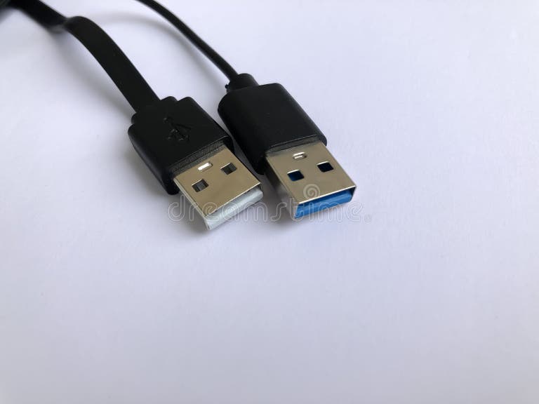 Universal Serial Bus Charger Cable Stock Image - Image of machine ...