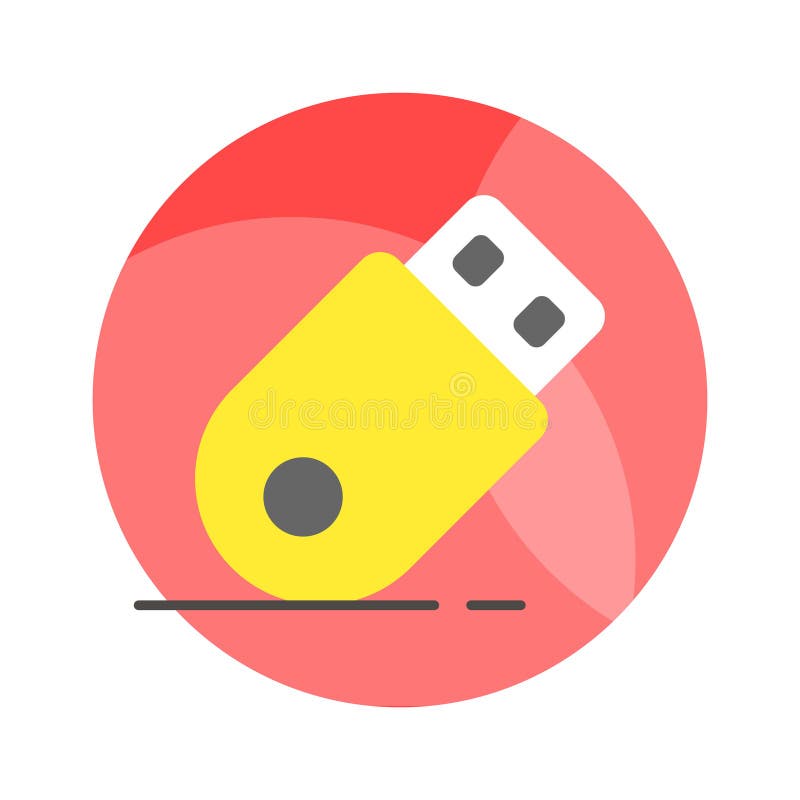 Universal Serial Bus, Modern Flat Icon of Usb, External Storage Device Stock Vector ...
