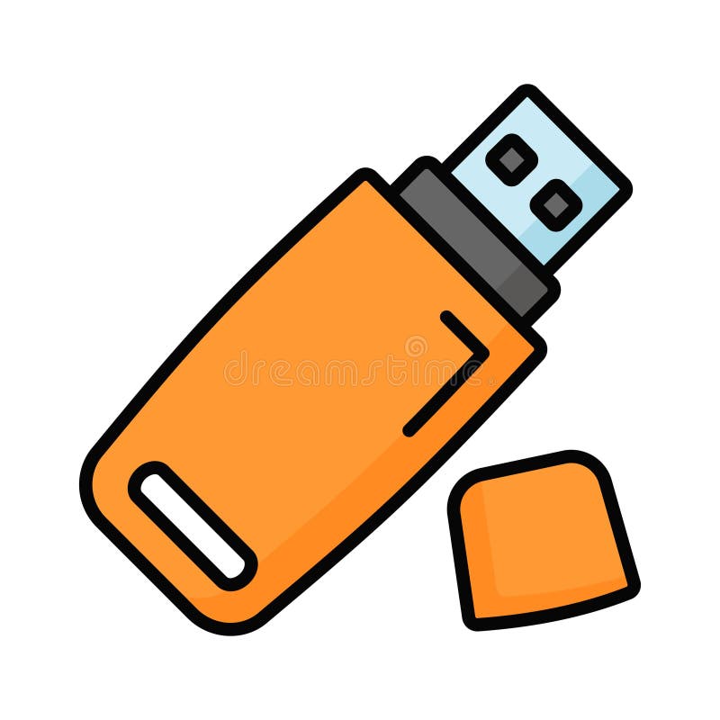 Universal Serial Bus, Modern Flat Icon of Usb, External Storage Device ...