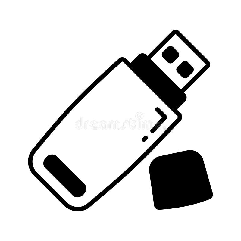 Universal Serial Bus, Modern Flat Icon of Usb, External Storage Device ...