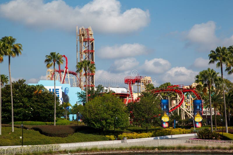 Universal Studios Amusement Park Roller Coaster Hollywood Rip Ride ...