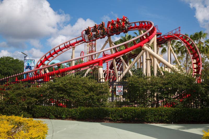Universal Studios Amusement Park Roller Coaster Hollywood Rip Ride ...