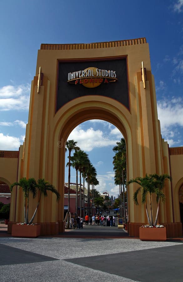 Universal Studios Entrance editorial stock photo. Image of entrance ...