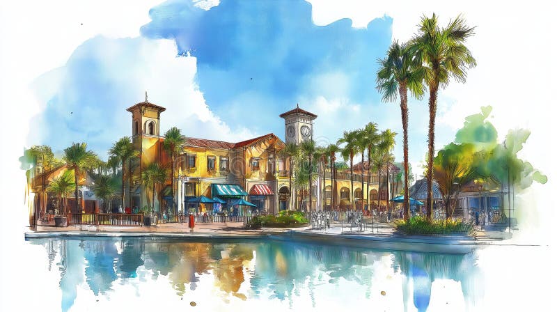 Universal Studios Florida. Universal Studios Florida Hand Drawn ...