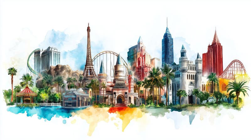 Universal Studios Florida. Universal Studios Florida Hand Drawn ...