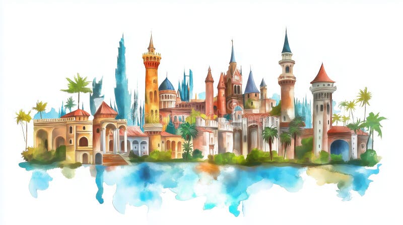 Universal Studios Florida. Universal Studios Florida Hand Drawn ...