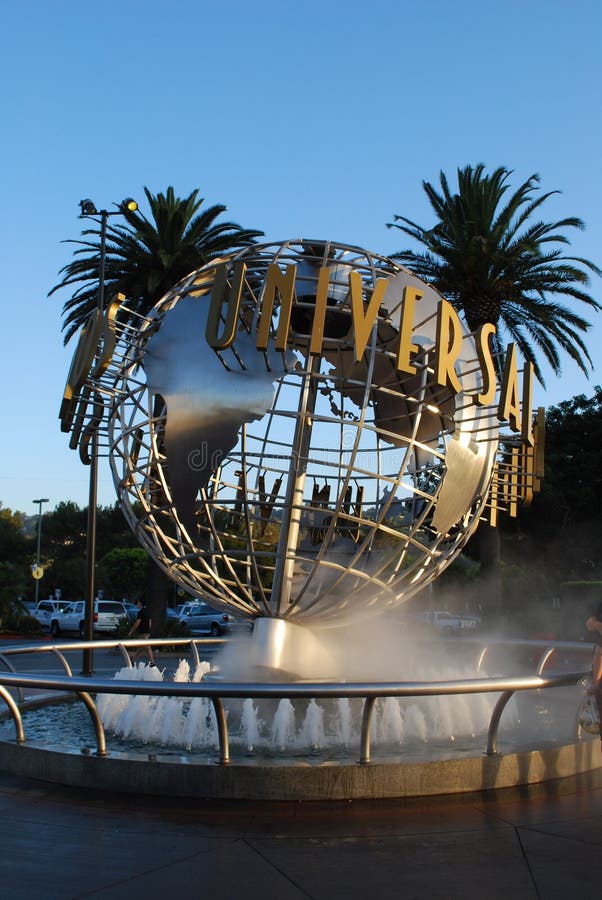 Universal Studios Hollywood Globe in Los Angeles Editorial Stock Photo ...