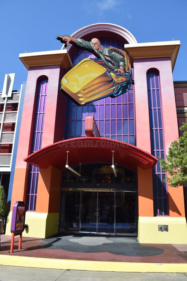 Marvel at Universal Studios Orlando Editorial Stock Image - Image of ...