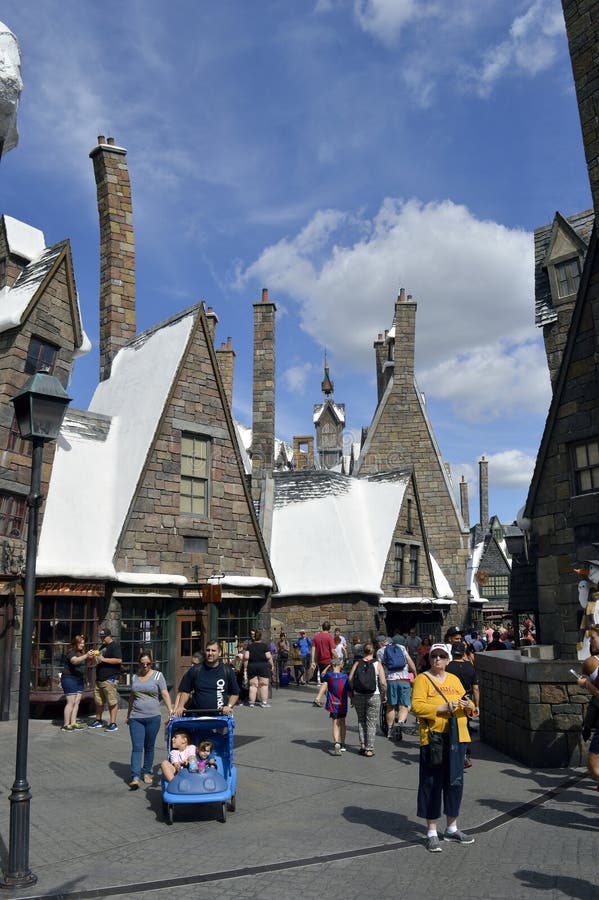 Universal Studios Resort Hogsmeade Village Editorial Stock Image ...